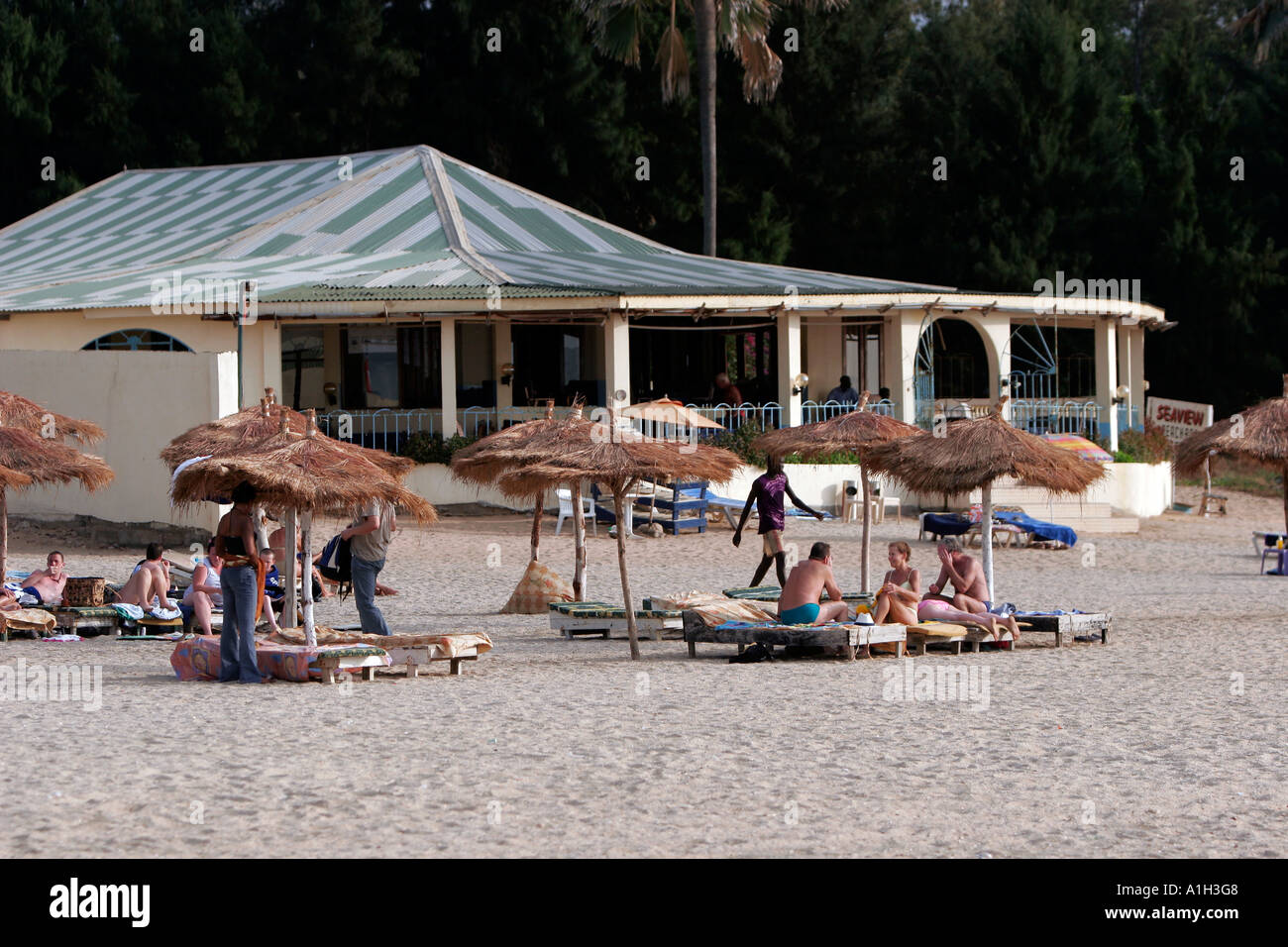 Beach at Kololi The Gambia Stock Photo - Alamy