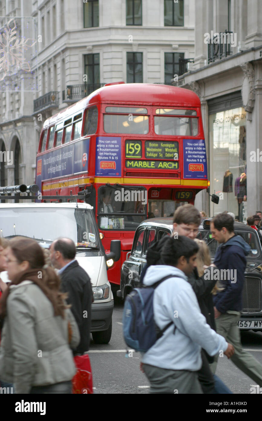 London Routemaster December 2005 Stock Photo - Alamy