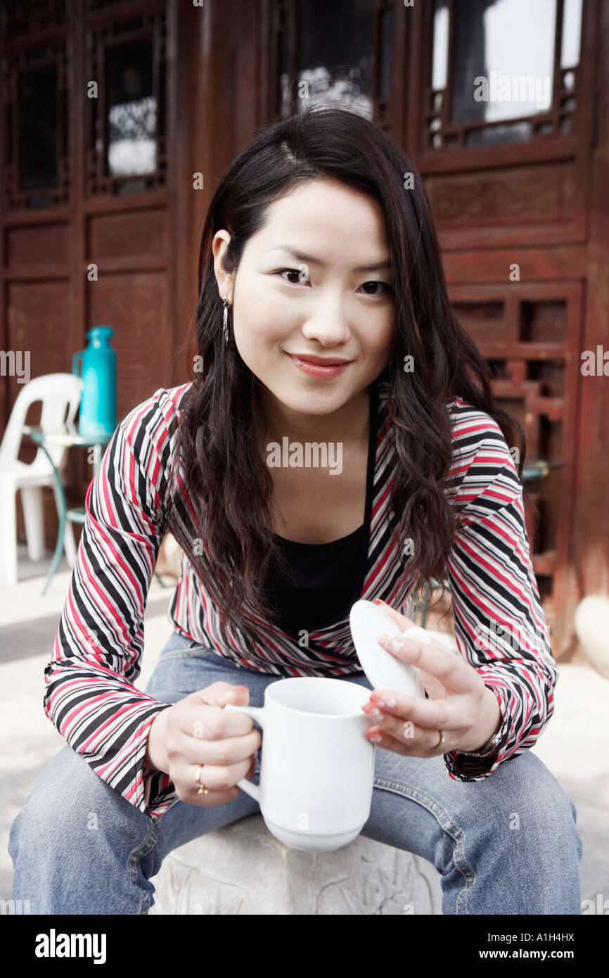 Mug with a lid hi-res stock photography and images - Alamy