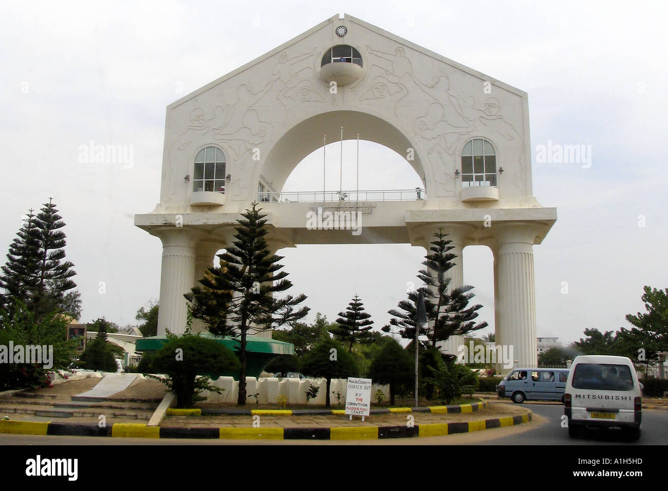 The Arch peace stability and development monument Banjul capital The ...