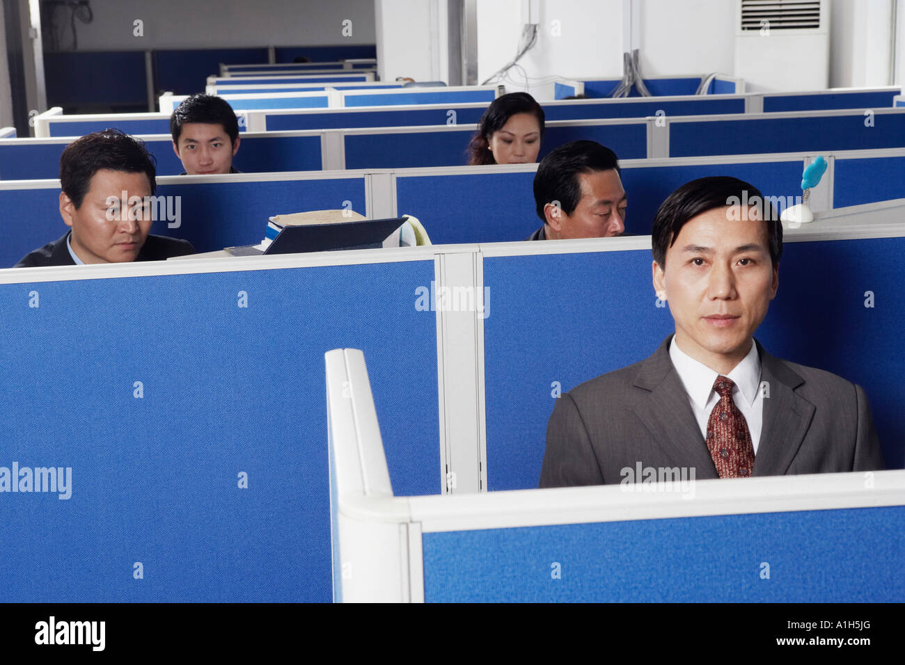Clerk working chinese man hi-res stock photography and images - Alamy
