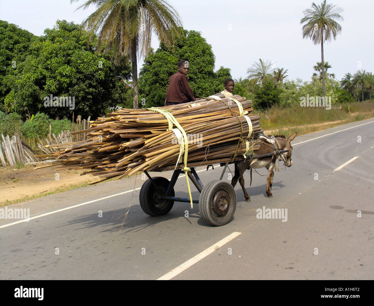 Loaded donkey cart hi-res stock photography and images - Alamy
