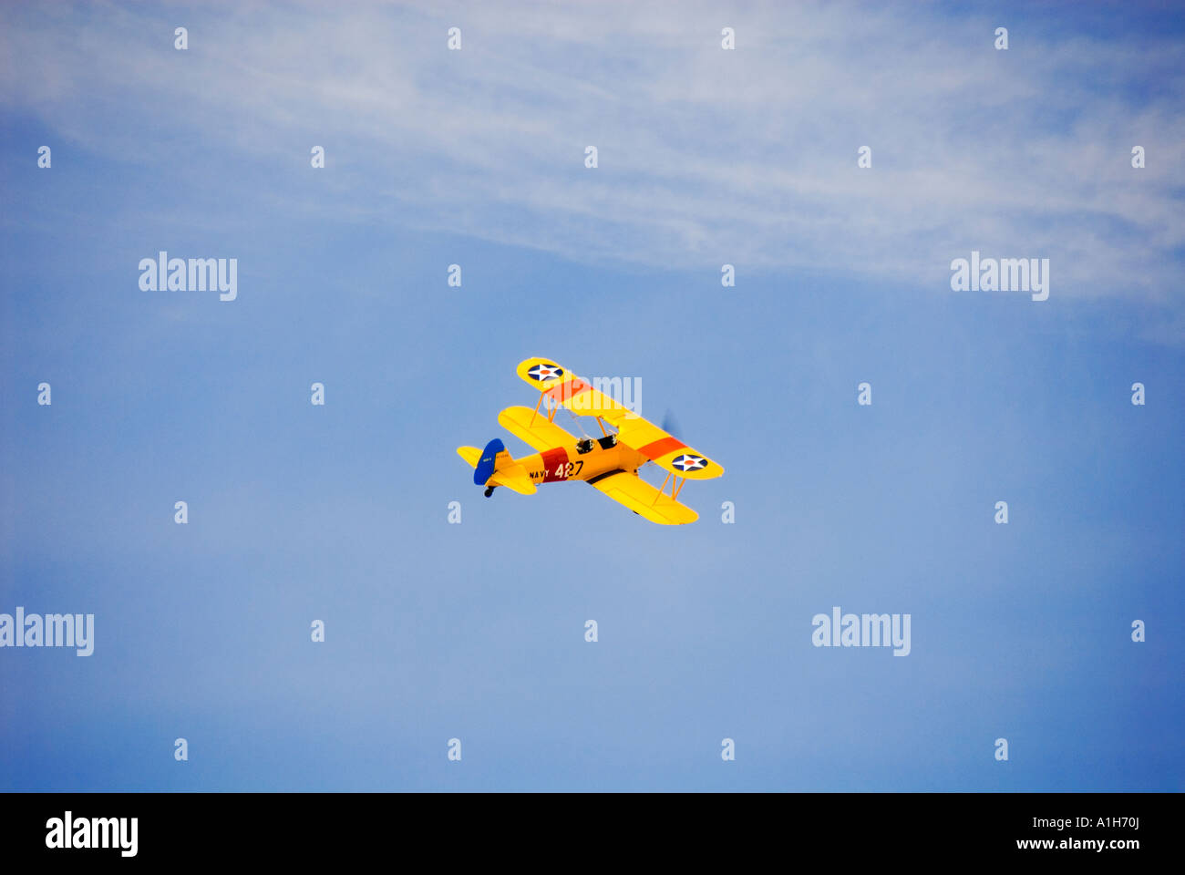 Biplane flyover palm springs air hi-res stock photography and images ...