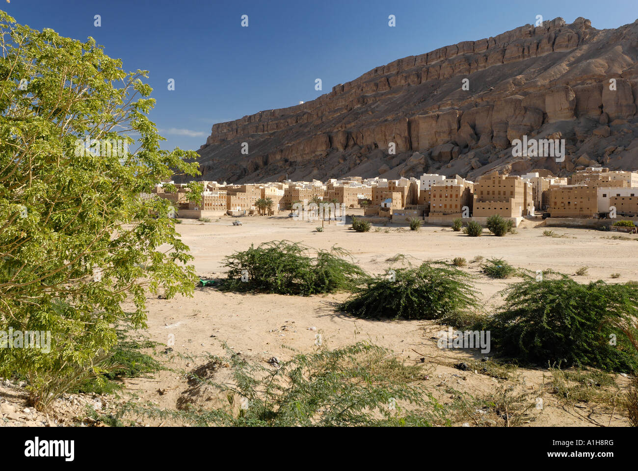 old town of Shibam Wadi Hadramaut Yemen Stock Photo - Alamy