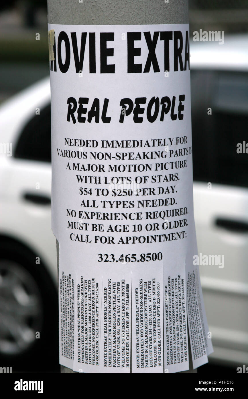 Extras hi-res stock photography and images - Alamy