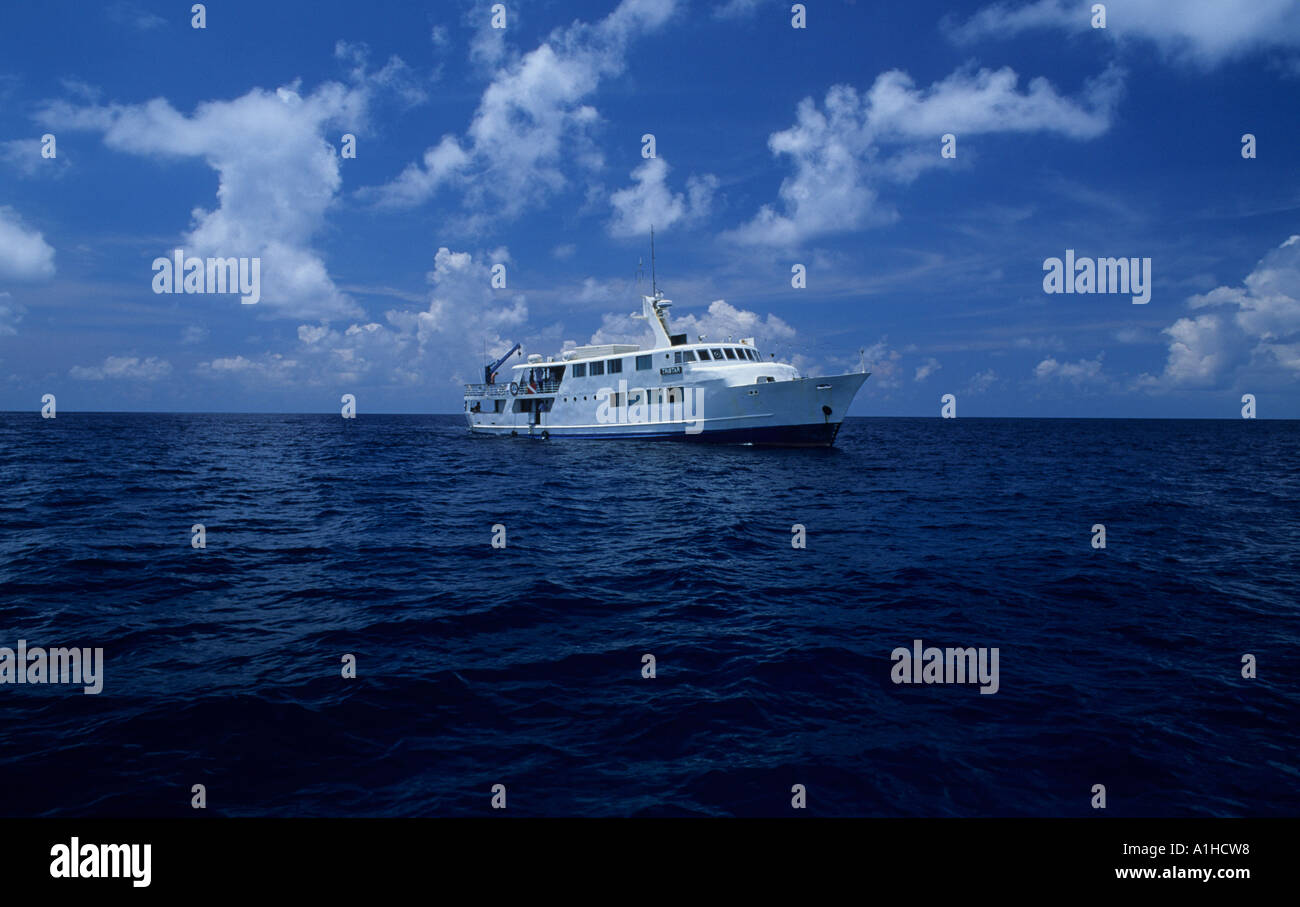 MY Tristar A live aboard dive boat Tubbataha South Islet Sulu Sea ...