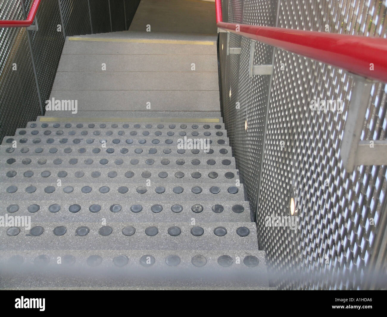 modern path / steel staircase Stock Photo - Alamy