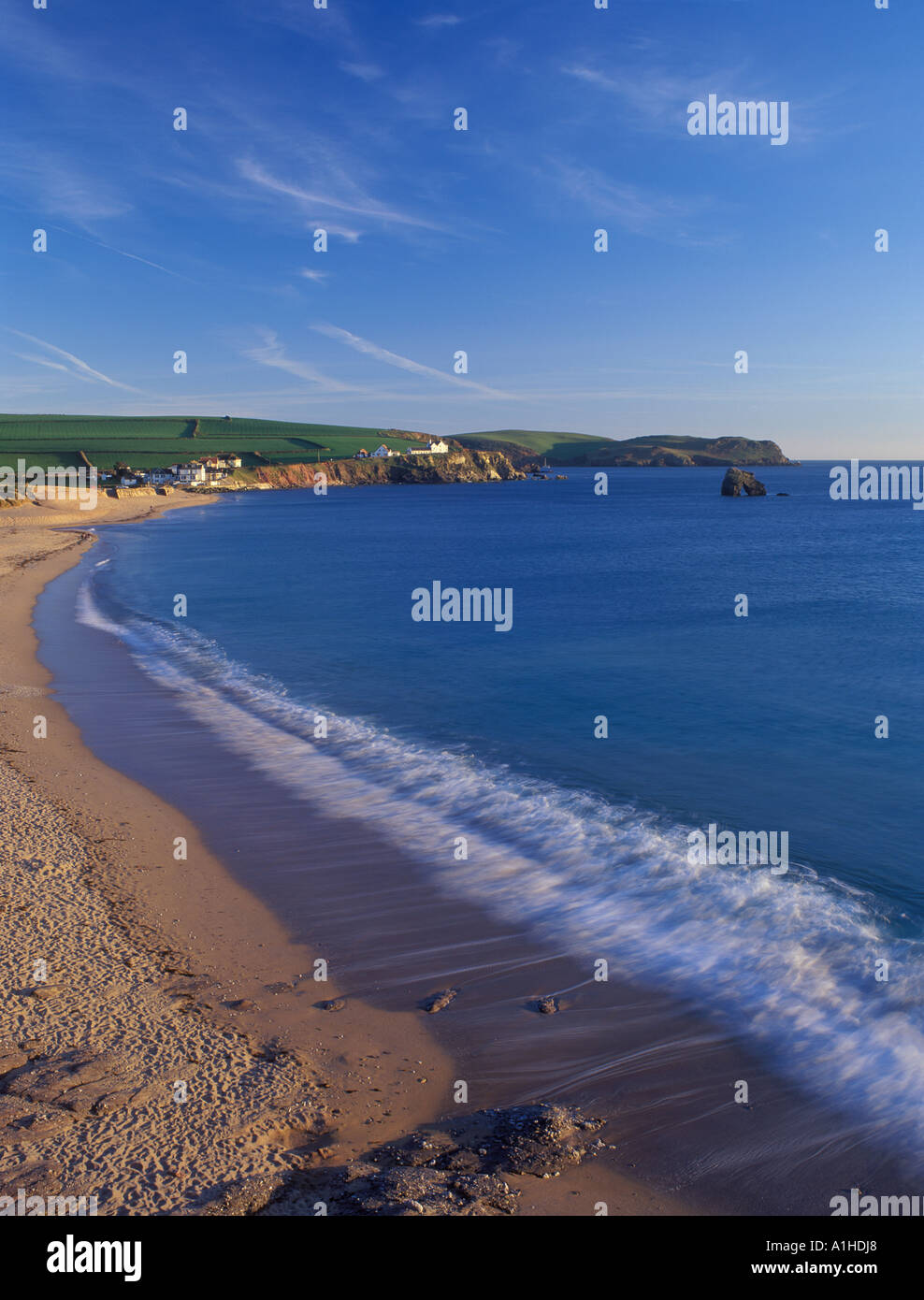 Thurlestone beach south devon england hi-res stock photography and ...
