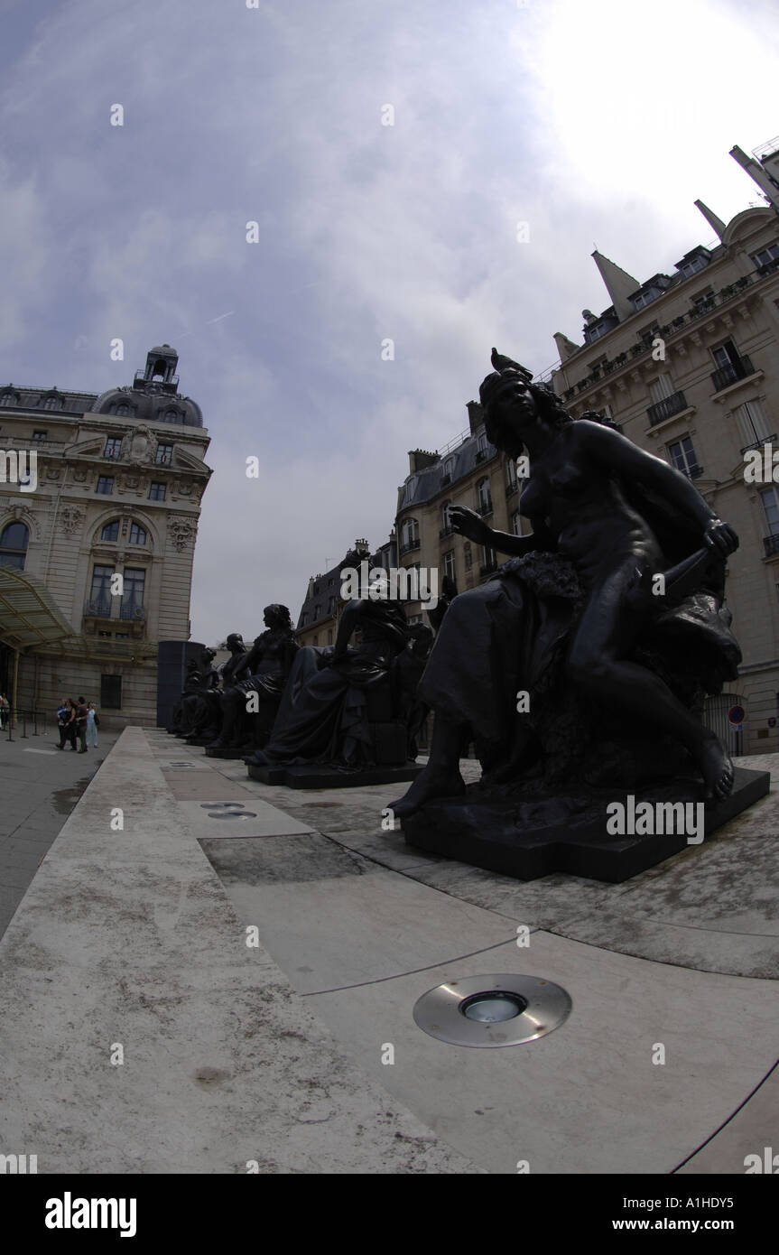 wideangle statue paris musee d'orsay orsay travel tourism france french ...
