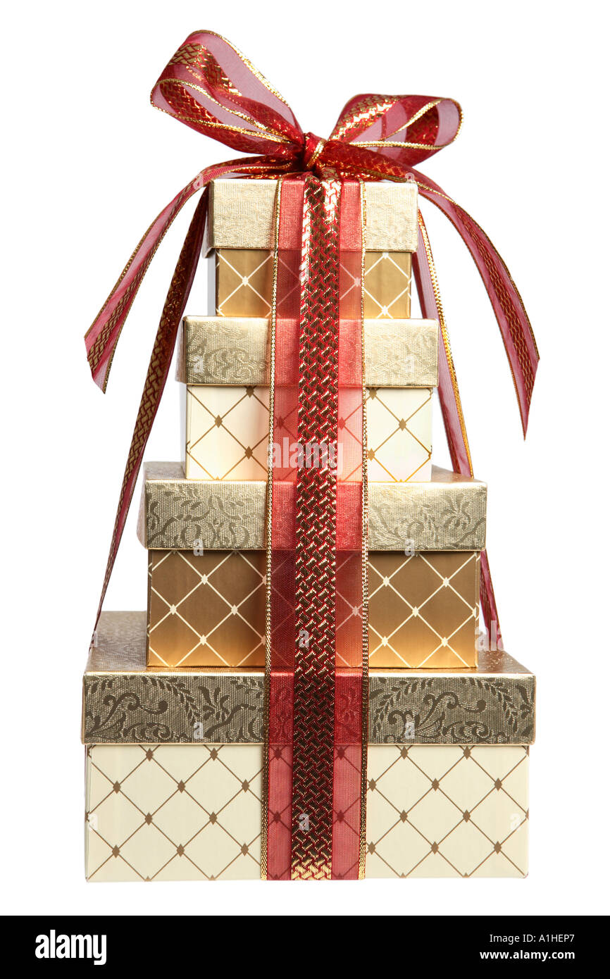 Stack Of Wrapped Gifts