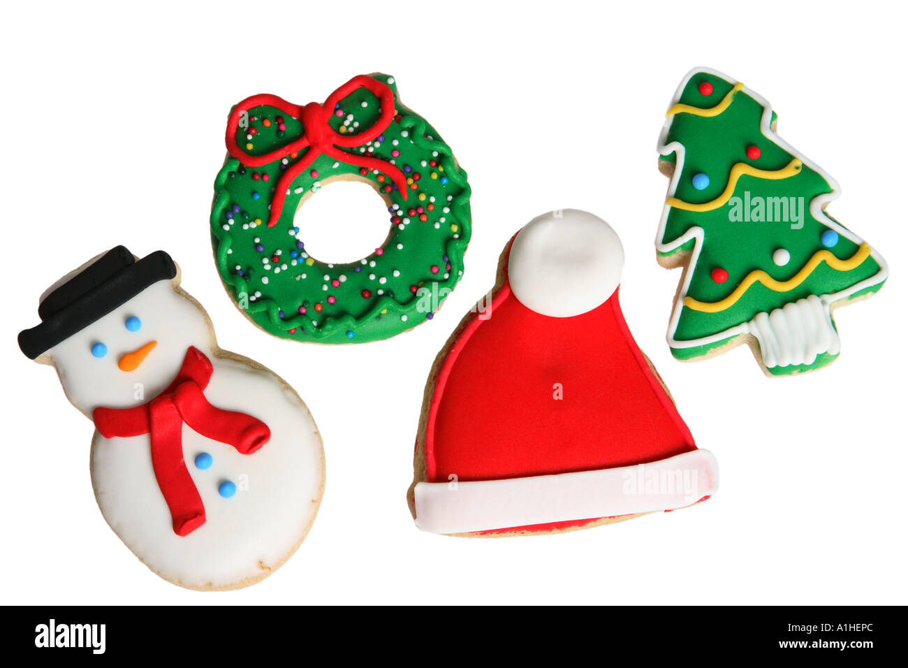 Christmas cookies Cut Out Stock Images & Pictures - Alamy