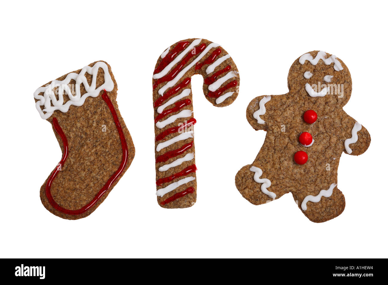 Christmas gingerbread cookies winter holiday Cut Out Stock Images ...