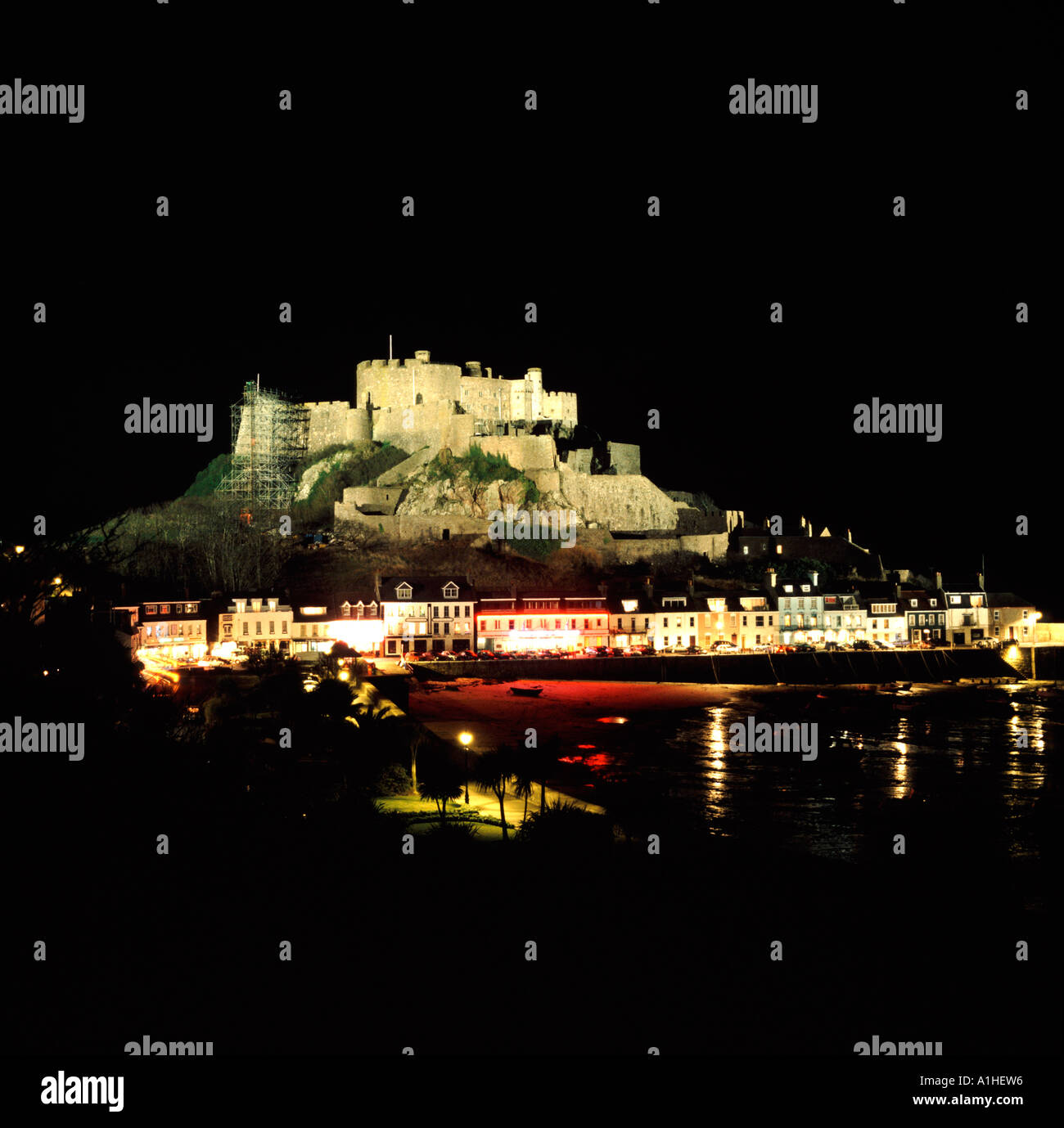 Jersey channel islands at night hi-res stock photography and images - Alamy