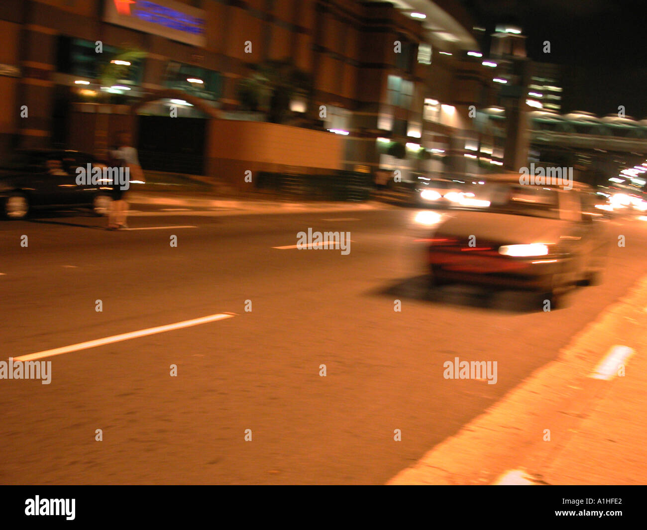 Traffic at night Sao Paulo Brazil Stock Photo - Alamy