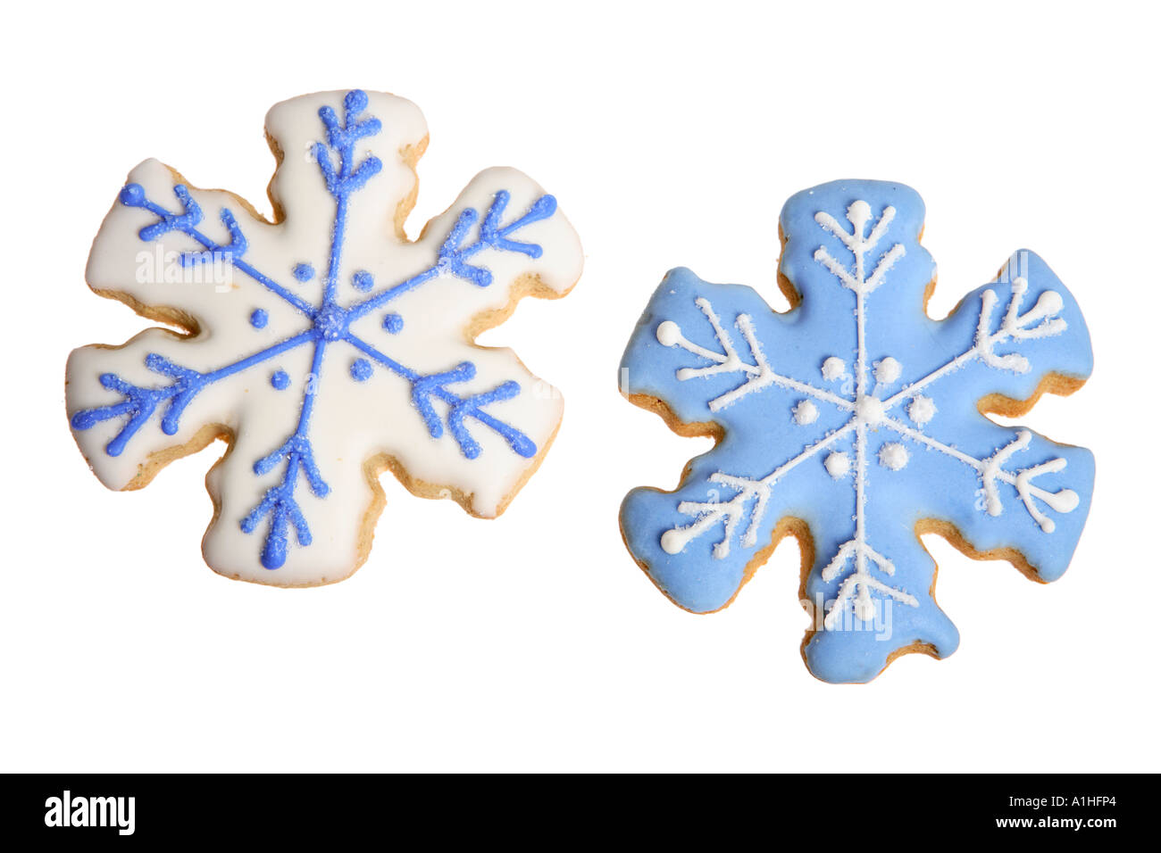 Snowflake cookies hi-res stock photography and images - Alamy