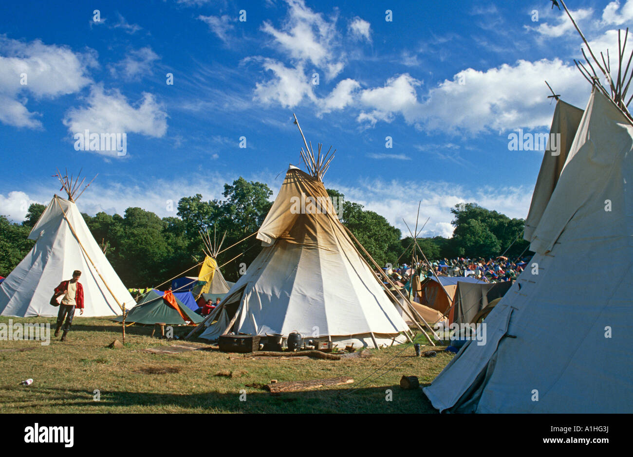 Hippies camp hi-res stock photography and images - Alamy