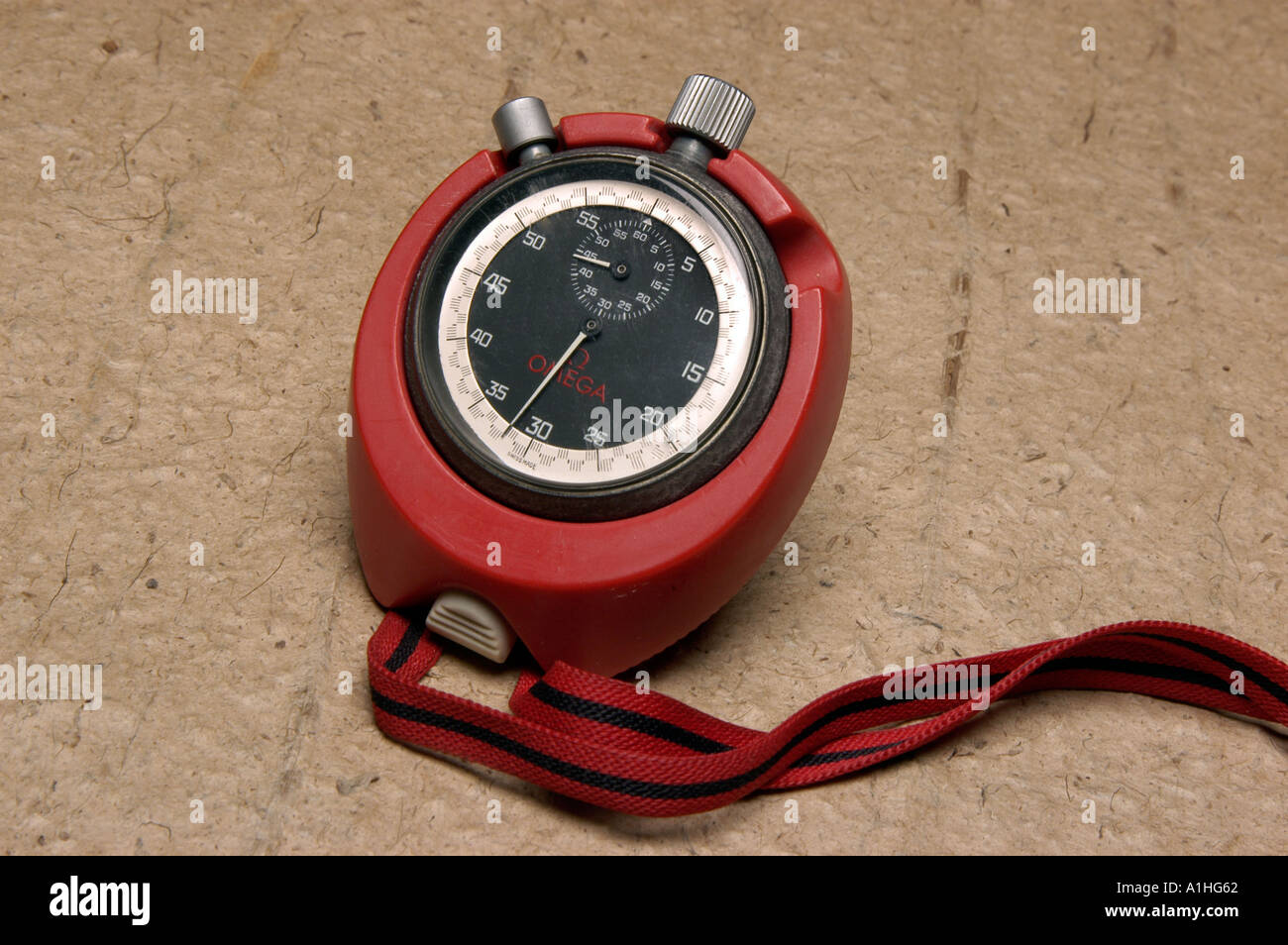 Omega stop watch Stock Photo - Alamy