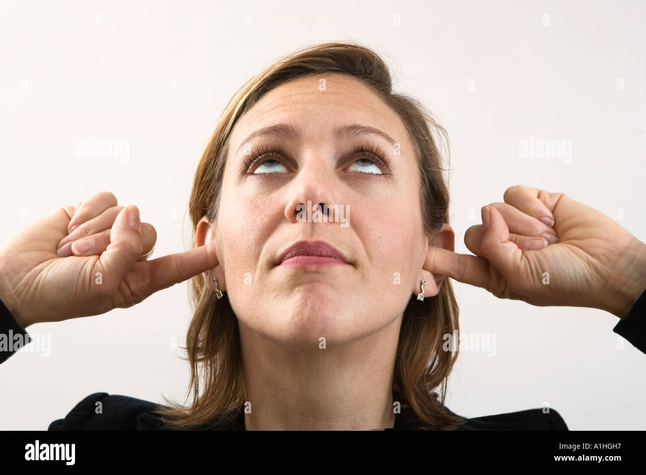 Hearing no evil hi-res stock photography and images - Alamy