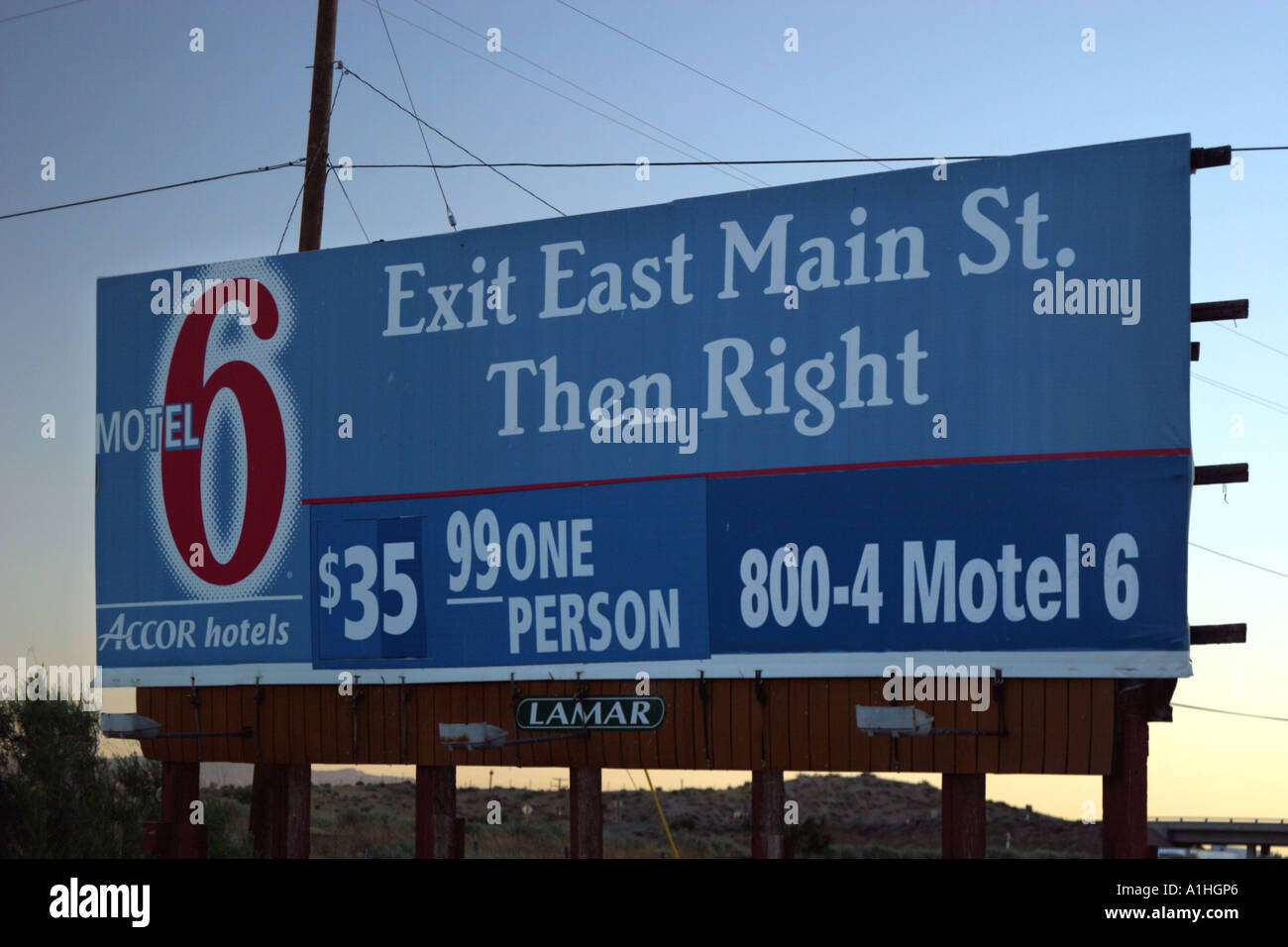 Sign for a motel USA Stock Photo - Alamy
