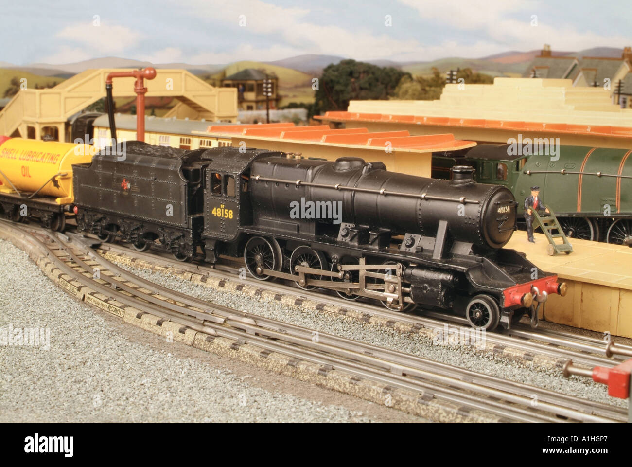 Hornby Dublo Stanier 8F 2-8-0 Stock Photo - Alamy