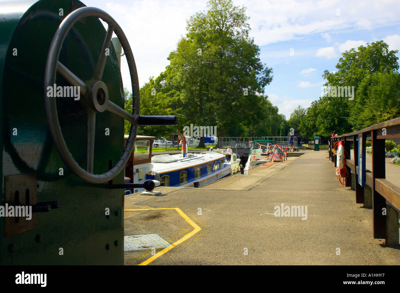 Hurley Lock England United Kingdom Stock Photo - Alamy