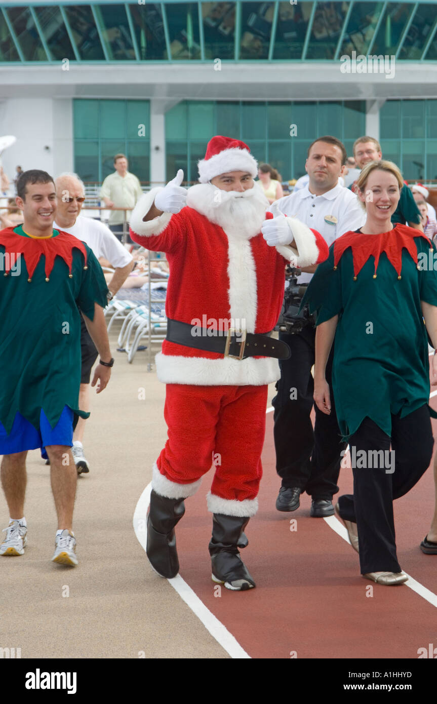 Santa onboard ship Stock Photo - Alamy