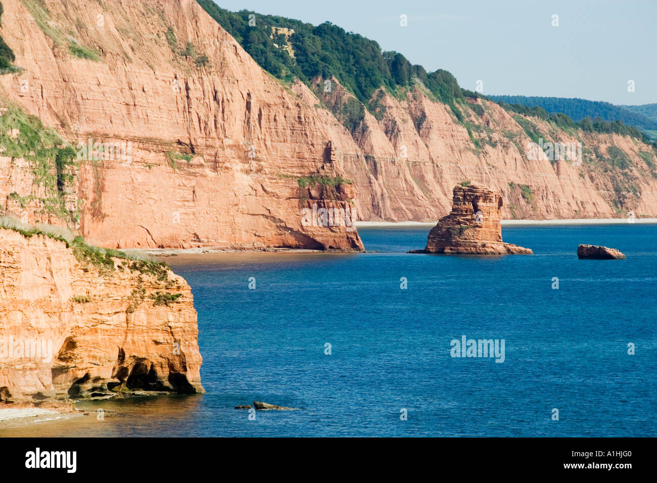 Sandstone stacks cliffs ladram hi-res stock photography and images - Alamy