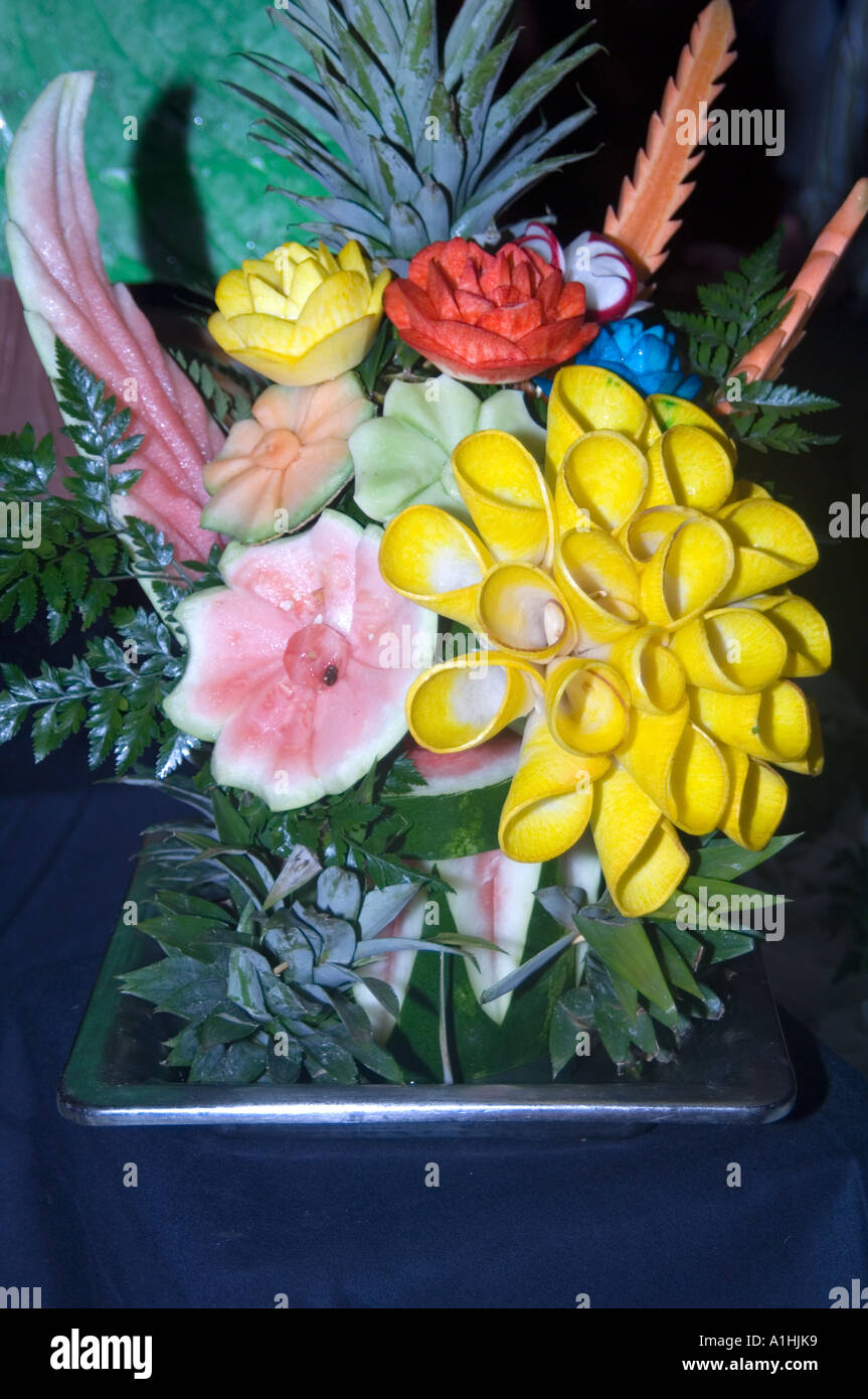 Food Decoration for buffet Stock Photo - Alamy