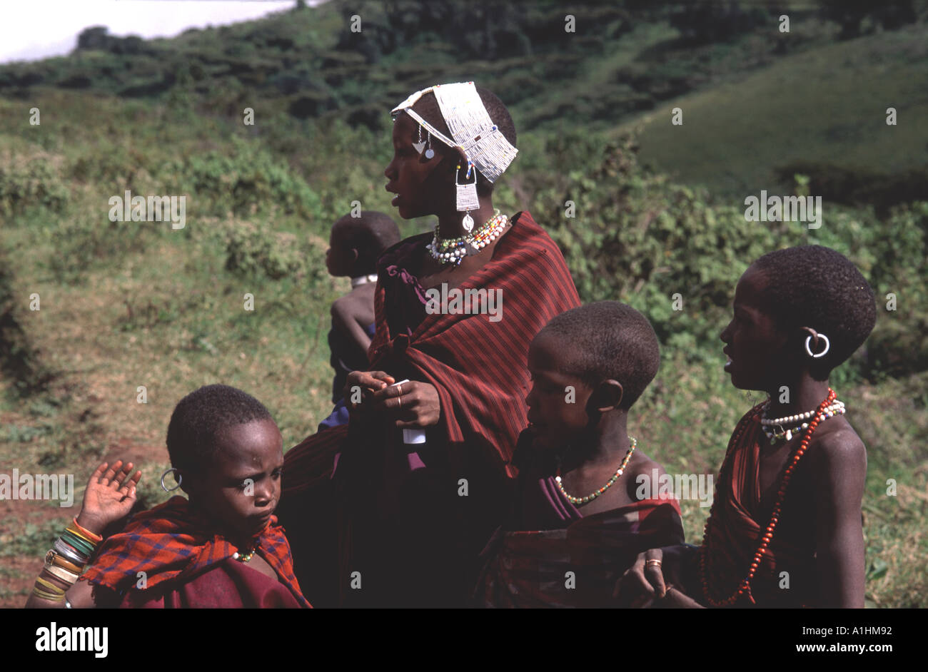 Maasai children safari tanzania hi-res stock photography and images - Alamy