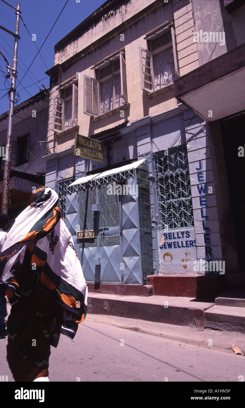 old streets of mombasa Kenya Stock Photo - Alamy