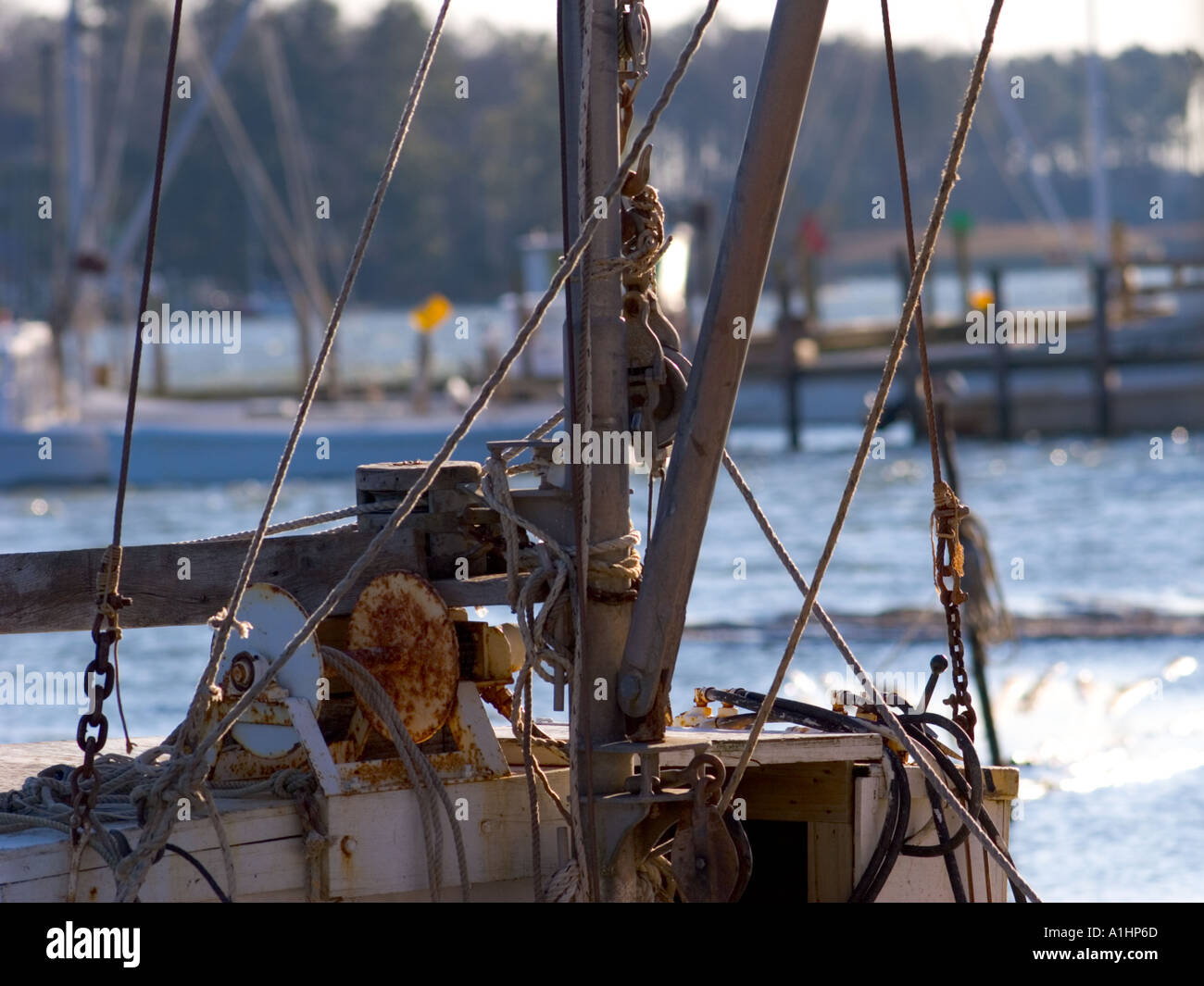 Mast of a fishing boat hi-res stock photography and images - Alamy