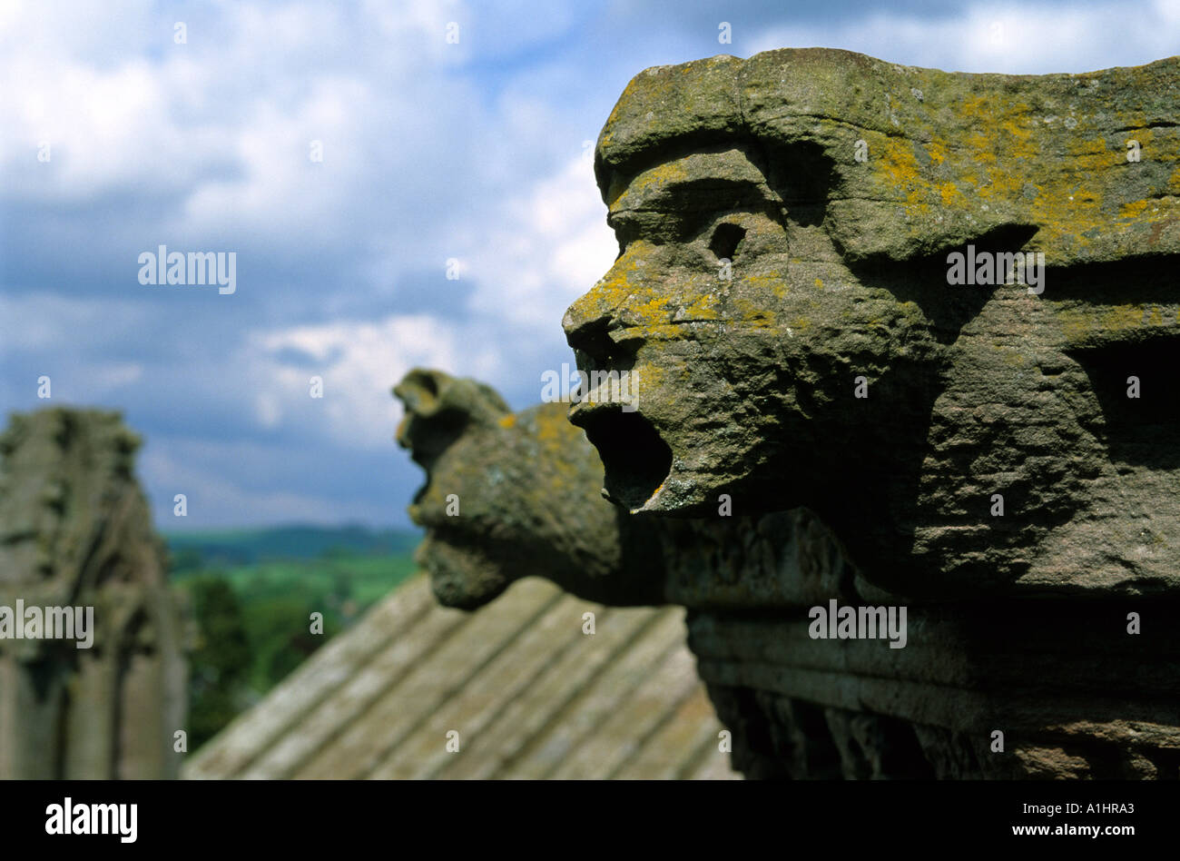 Gargoyles monastery hi-res stock photography and images - Alamy