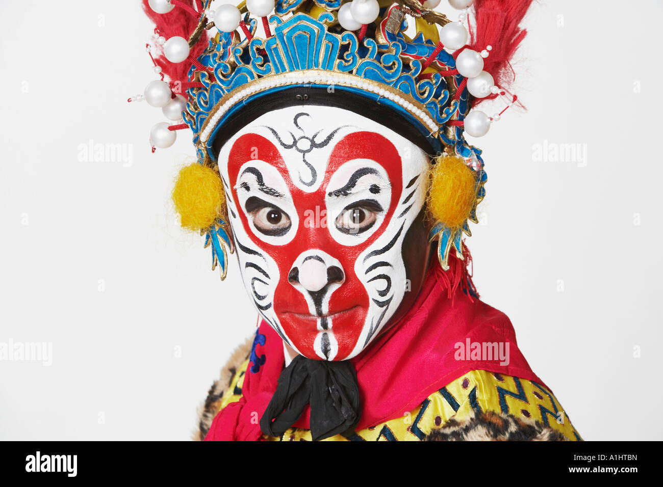 Portrait of a male Chinese opera performer Stock Photo - Alamy