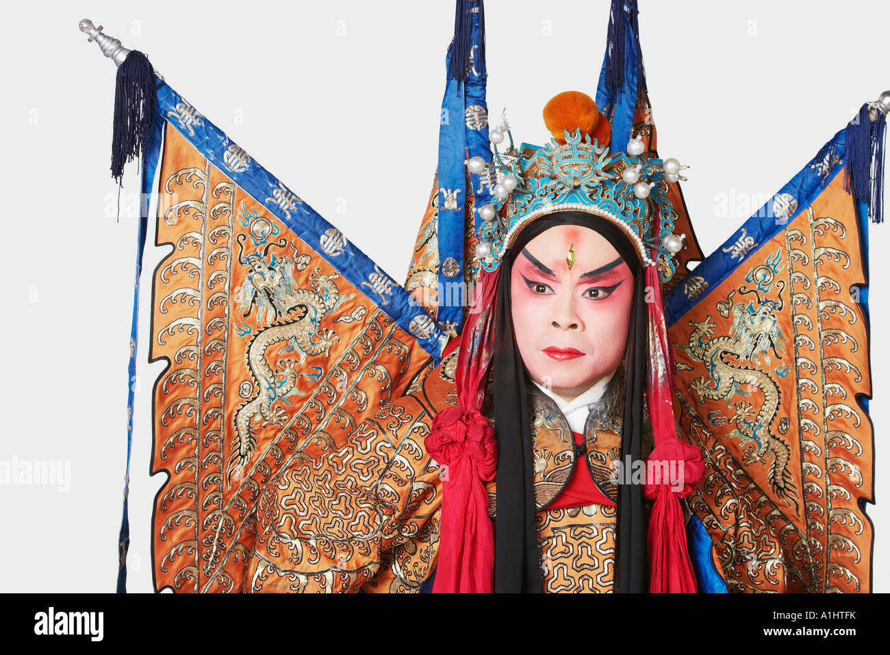 Close-up of a male Chinese opera performer Stock Photo - Alamy
