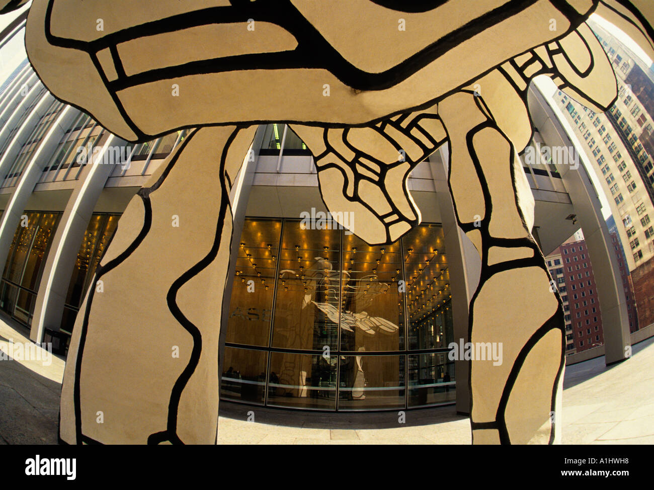 USA New York City One Chase Manhattan Bank Tower Building Exterior and ...