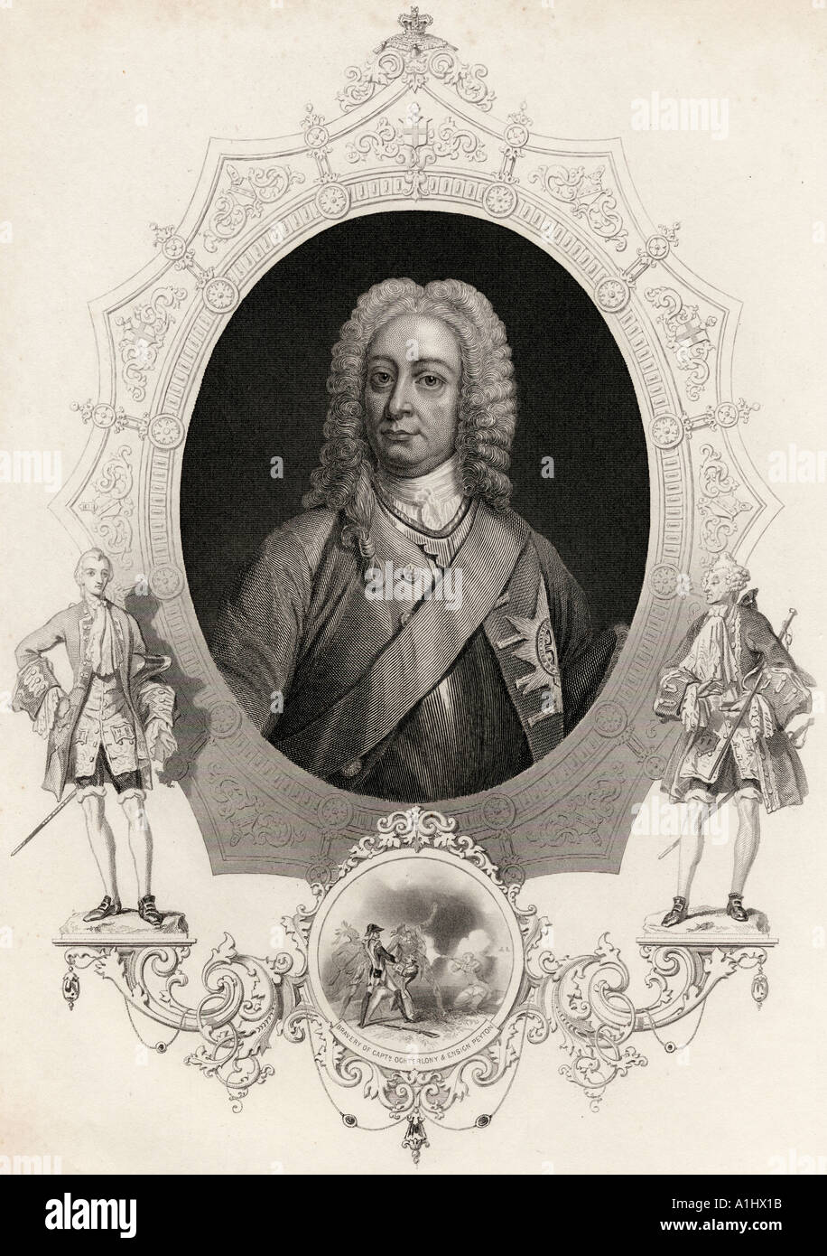 Portrait king george ii england hi-res stock photography and images - Alamy