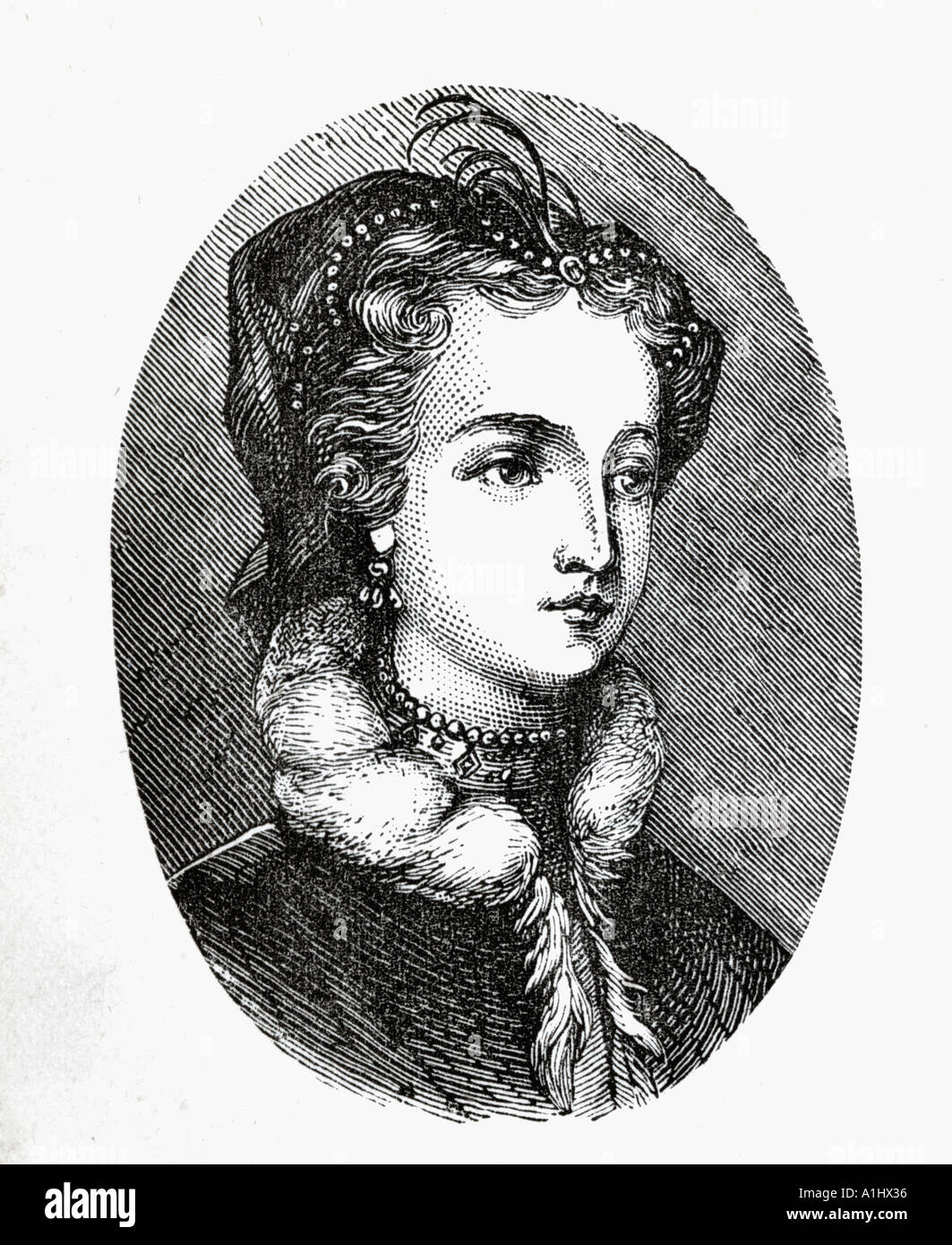 Mary, Queen of Scots, 1542 –1587, aka Mary Stuart or Mary I of Scotland ...