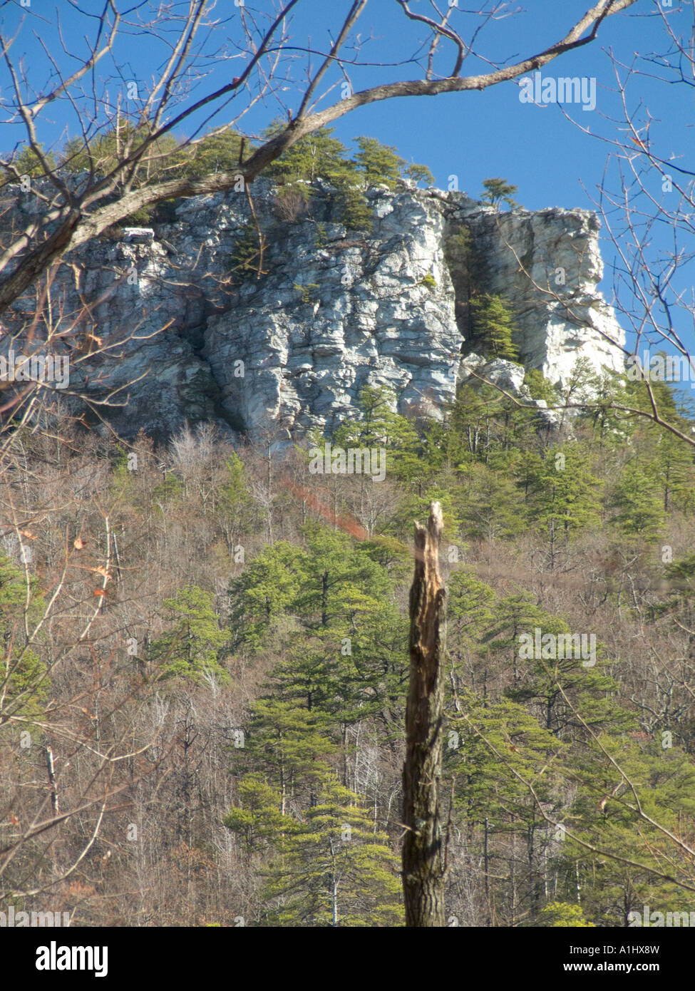 Hanging Rock State Park North Carolina NC scenic cliff rocks rocky ...