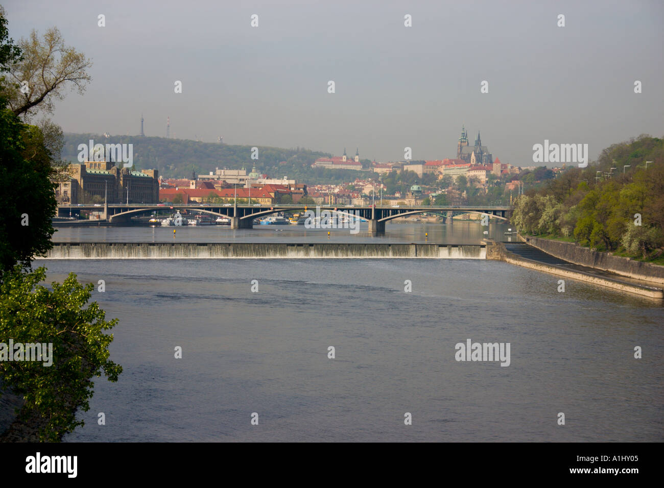 Moldau river in Prague Stock Photo - Alamy