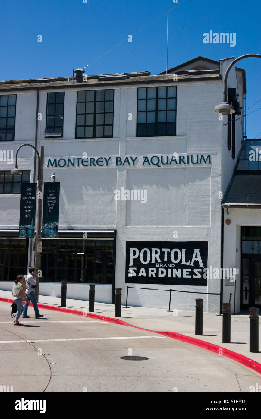 Monterey Bay Aquarium seen from the outside The aquarium is located in ...