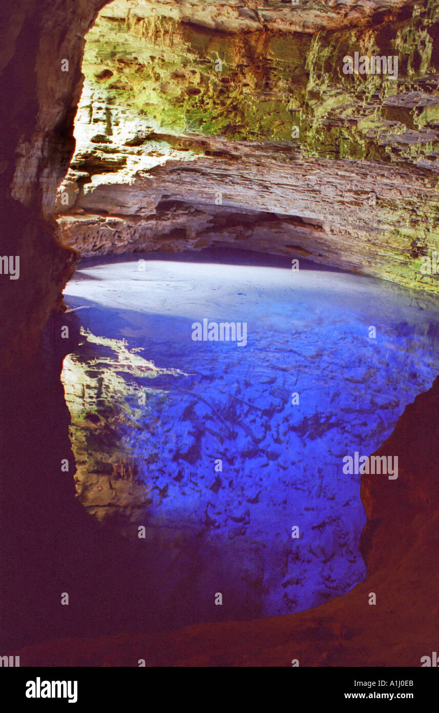 Poco Encantado Chapada Diamantina Bahia Brazil Stock Photo - Alamy