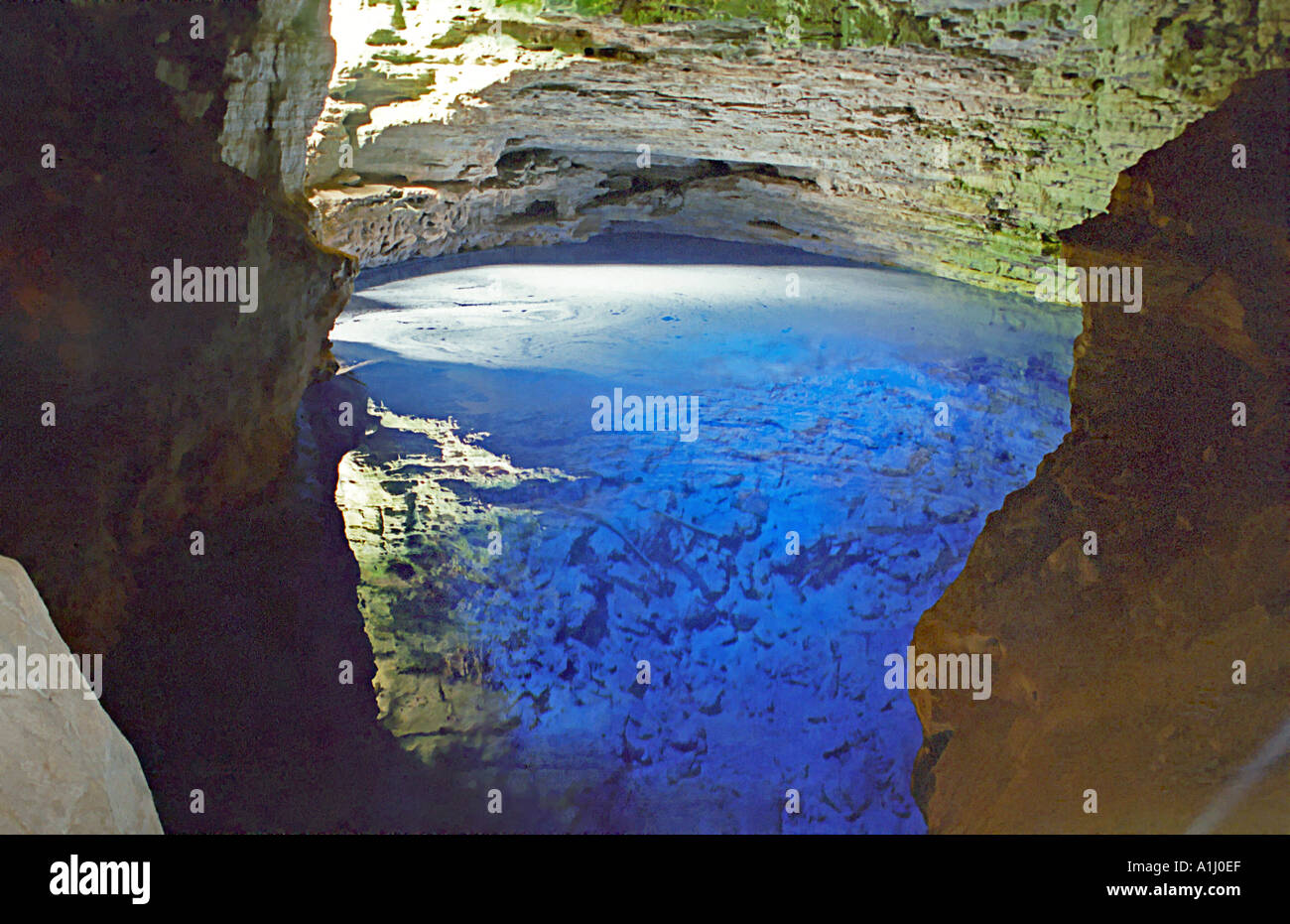 Poco Encantado Chapada Diamantina Bahia Brazil Stock Photo - Alamy