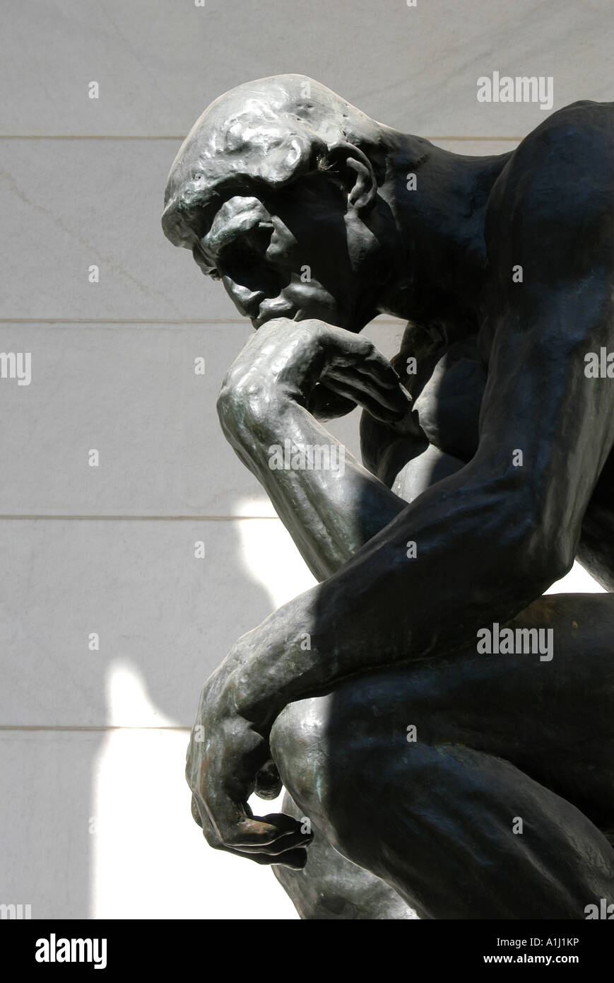 Le Penseur (The Thinker), a famous statue by French sculptor Auguste ...