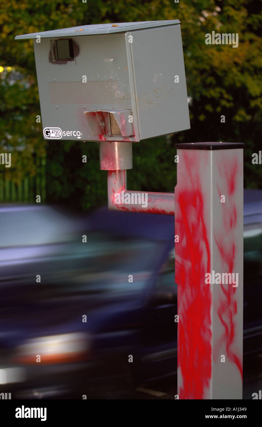 Burnt speed camera hi-res stock photography and images - Alamy