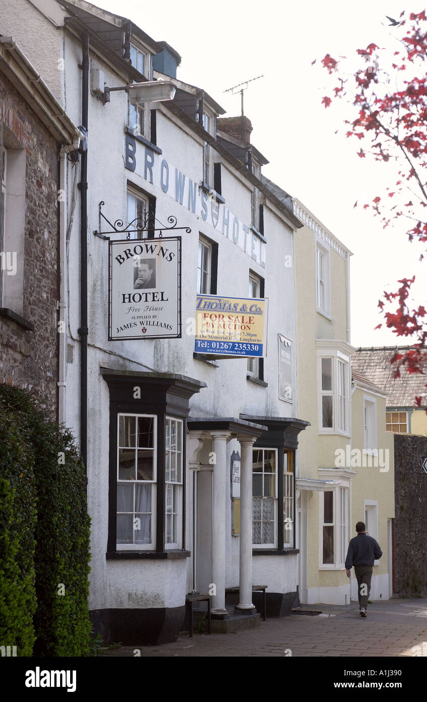 Laugharne dylan thomas browns hotel hi-res stock photography and images ...