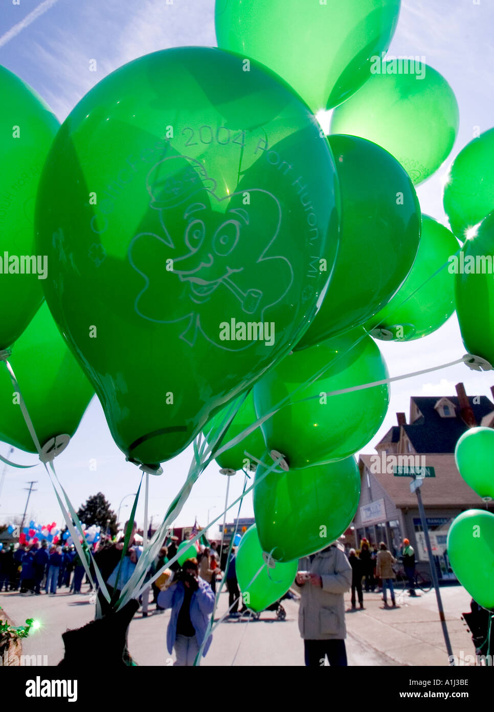 Activities saint patrick day parade michigan teen hi-res stock ...