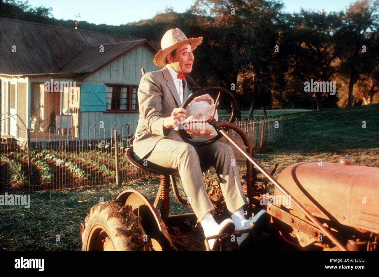 Big Top Pee Wee Year 1988 Director Randal Kleiser Pee Wee Herman Stock ...