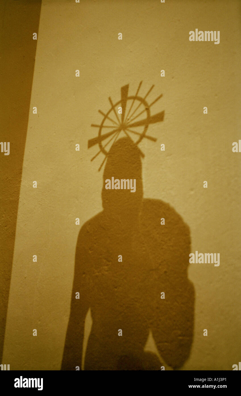 The shadow of Jesus Stock Photo - Alamy