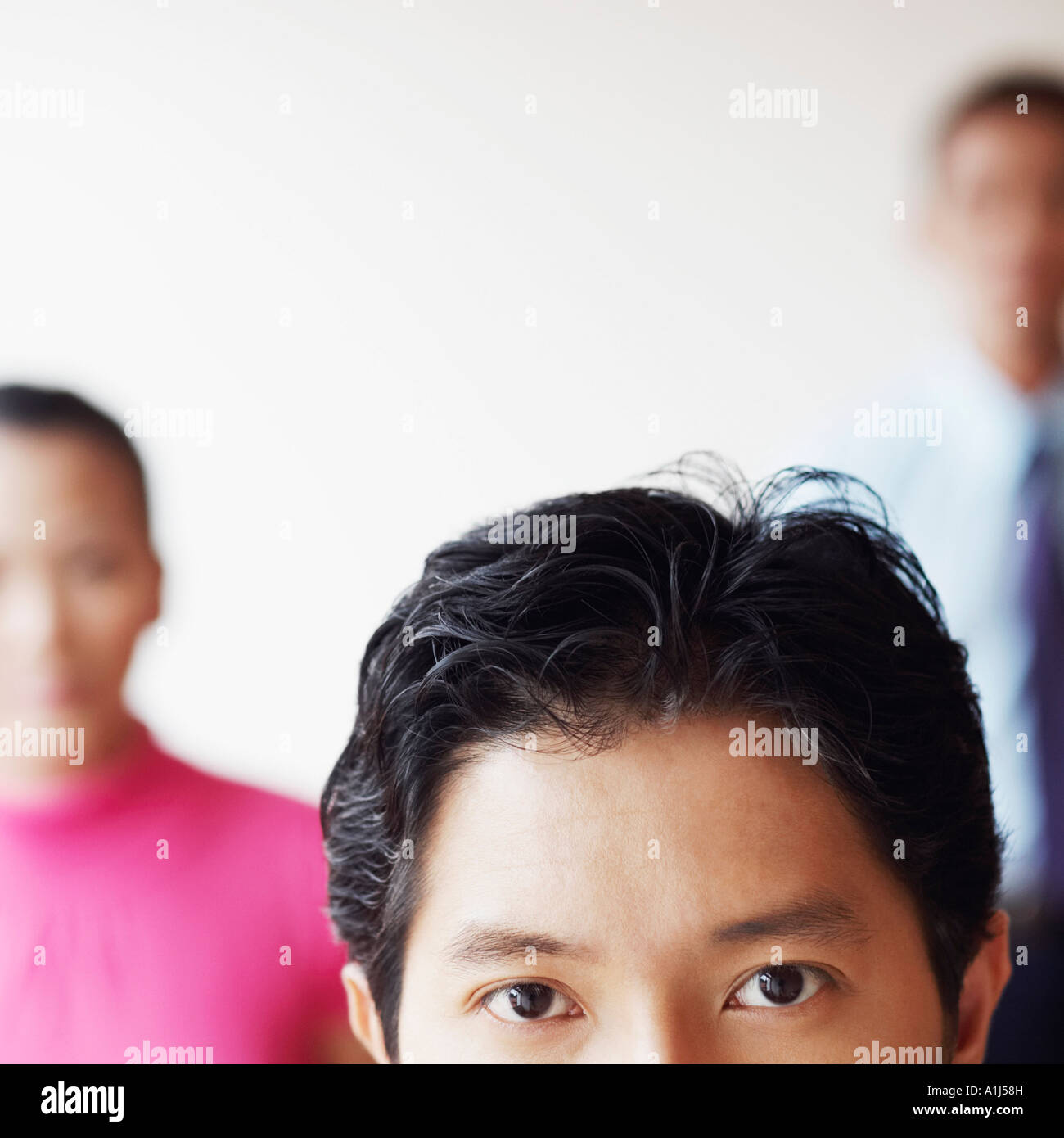 Portrait of a businessman looking serious Stock Photo - Alamy