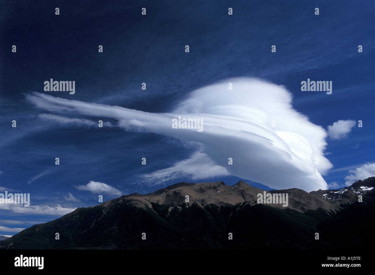 Weird Clouds in Patagonia Argentina Stock Photo - Alamy